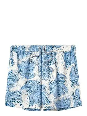 TOMBOLO Palm Fronds Swim Trunks - Blue