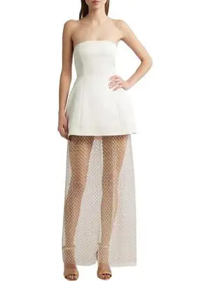 DELFI COLLECTIVE Gemma Netted Gown - Ivory