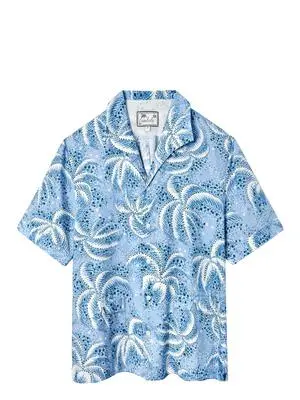 TOMBOLO Printed Shirt Blue