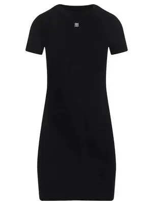 Givenchy Logo-appliqué Dress - Black