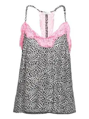 REPLAY Leopard-print Camisole - Black