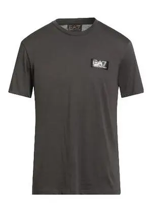 EA7 T-shirt Charcoal Size Cotton - Grey