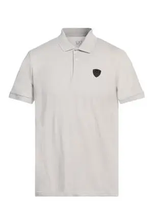 EA7 Polo Shirt Light Size Cotton - Grey