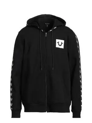True Religion Hooded Zipper Sweatshirt Black