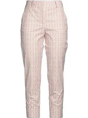 Peserico Tapered Geometric-print Pants - White