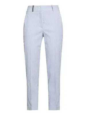 Peserico Tapered Striped Pants - Blue