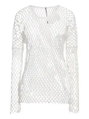 Masnada Mesh Top - White