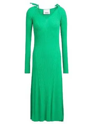 Erika Cavallini Flared Midi Dress - Green