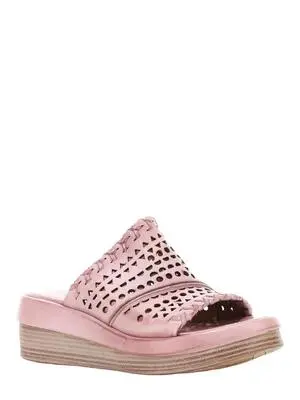 A.S.98 Sturgis Wedge Sandal - Blush