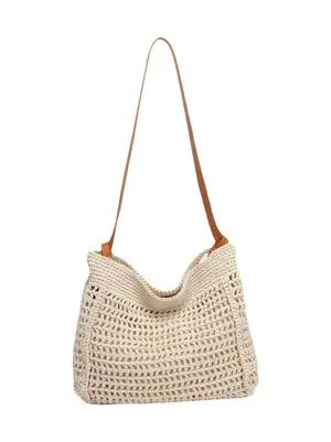 MODA LUXE Bree Shoulder Bag - Ivory Tan