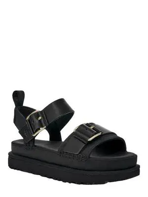 UGG Goldenstar Villa Platform Sandals - Black