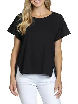 APNY High-low Hem T-shirt - Black