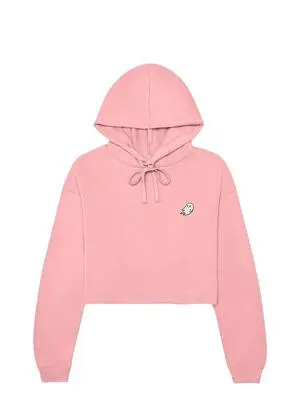 DALIX Dalix Ghost Cropped Hoodie Pink