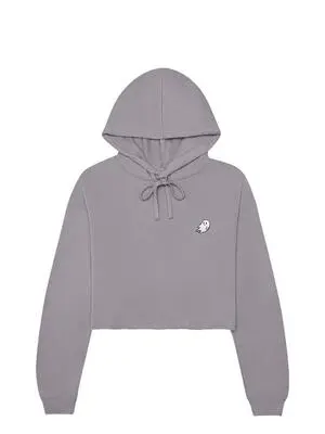 DALIX Dalix Ghost Cropped Hoodie Storm Gray