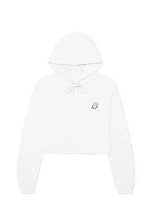 DALIX Dalix Ghost Cropped Hoodie White