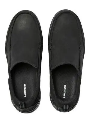 LANDS' END Lands' End Casual Slip-On Loafers Black