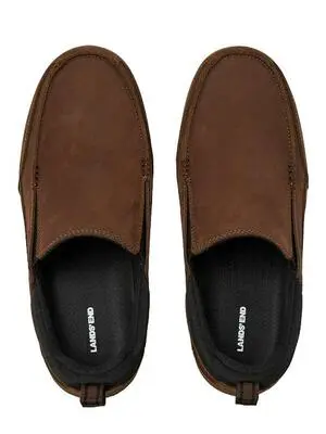 LANDS' END Lands' End Casual Slip-On Loafers Coffee