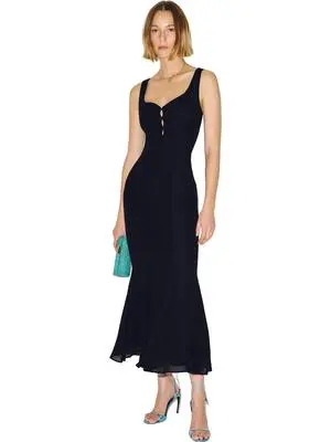 REFORMATION Laine Midi Dress - Black