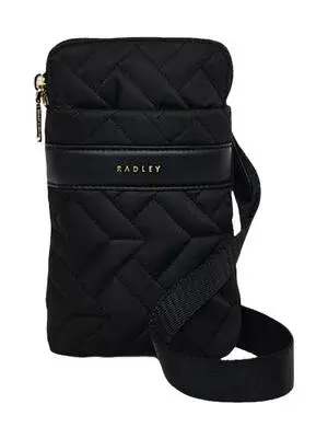 RADLEY Holland Park Quilted Phone Crossbody Bag - Black