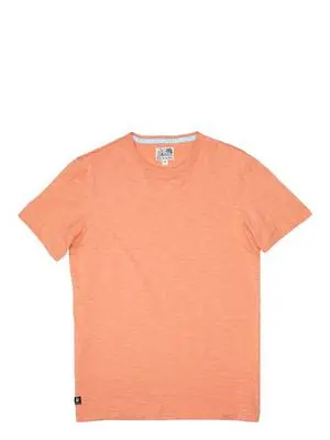 BAJA LLAMA Slub Pima Tee Coral