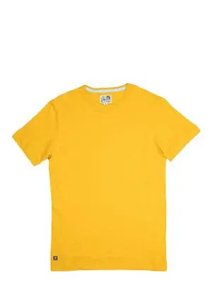 BAJA LLAMA Slub Pima Tee Gold