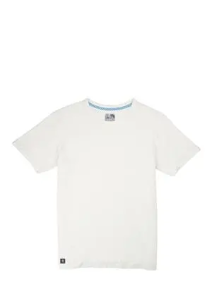 BAJA LLAMA Slub Pima Tee White