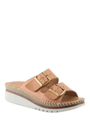 SPRING STEP SHOES Minisia Wedge Sandals - Camel