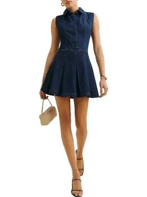 REFORMATION Reformation Arella Denim Minidress Flinders