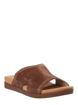 REVITALIGN Palmetto Slide Sandal - Bison
