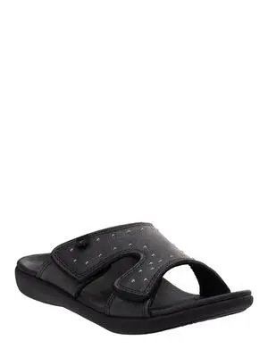 REVITALIGN Fresca Slide Sandal - Black