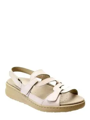 DAVID TATE Femme Wedge Sandal - White
