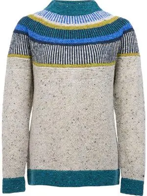 CELTIC & CO. Donegal Wool Sweater - Oatmeal Fleck / Icelandic