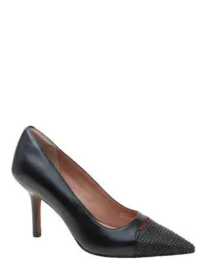 Linea Paolo Linea Paolo Prue Leather Pumps Black