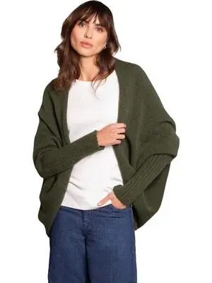 CELTIC & CO. Cocoon Cardigan - Olive