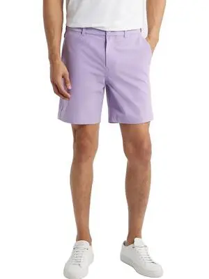 Mizzen+main Helmsman Flat Front Performance Golf Shorts - Lavender