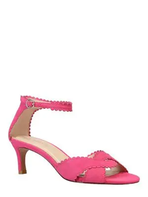 Pelle Moda Umelo Ankle Strap Sandals - Hyper Pink