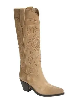 GOLDEN GOOSE Wish Star Western Boots - Sand