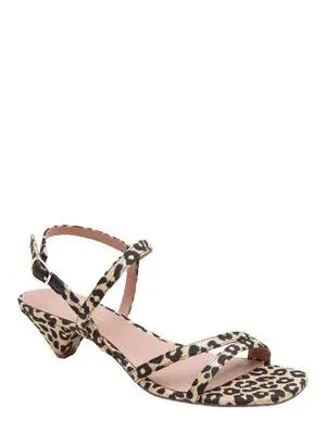 Linea Paolo Cannes Strappy Sandal - Tan Leopard