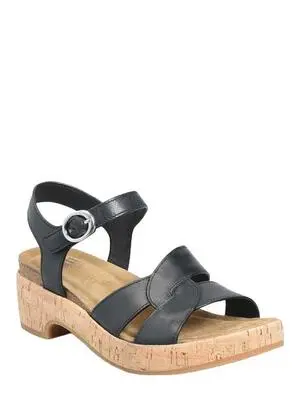SOFFT Söfft Capri Ankle Strap Platform Sandal Black