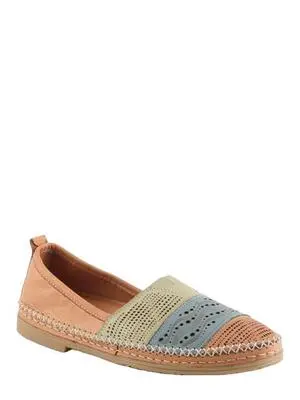SPRING STEP SHOES Spring Step Highwest Flat Camel Multi