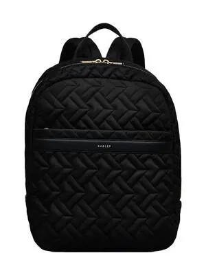 RADLEY Holland Park Quilt Ziptop Backpack - Black