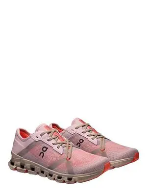 On On Cloud X 4 AD Athletic Shoe Mauve/ Salmon