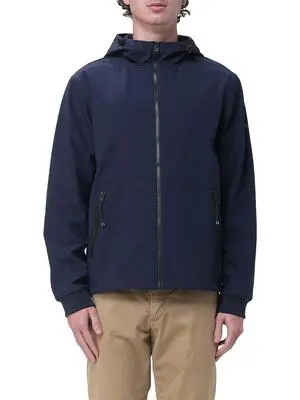 Woolrich Hooded Tech Softshell Jacket - Blue