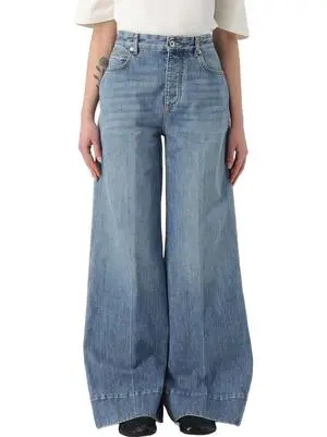 Bottega Veneta Wide Leg Jeans - Blue