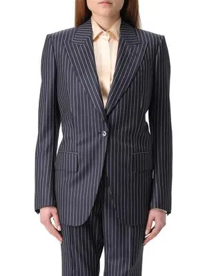 TOM FORD Pinstripe Jacket - Blue