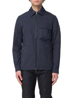 Belstaff Zip-up Jacket With Pocket Detail - Ink