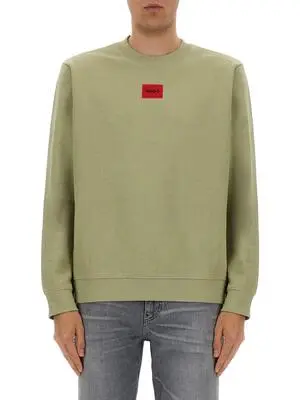 Hugo HUGO Crewneck Sweatshirt Green