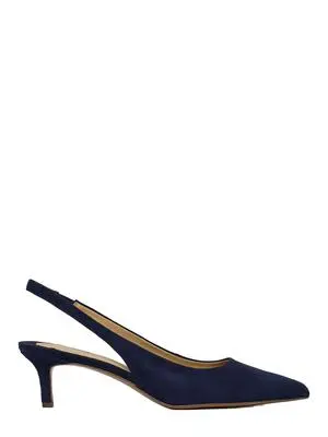 Ralph Lauren Slingback Pumps - Navy