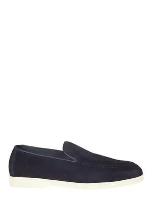 DOUCAL'S Doucal's Suede Loafers Blue
