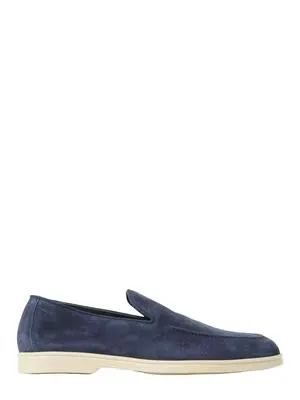 DOUCAL'S Doucal's Suede Loafers Navy